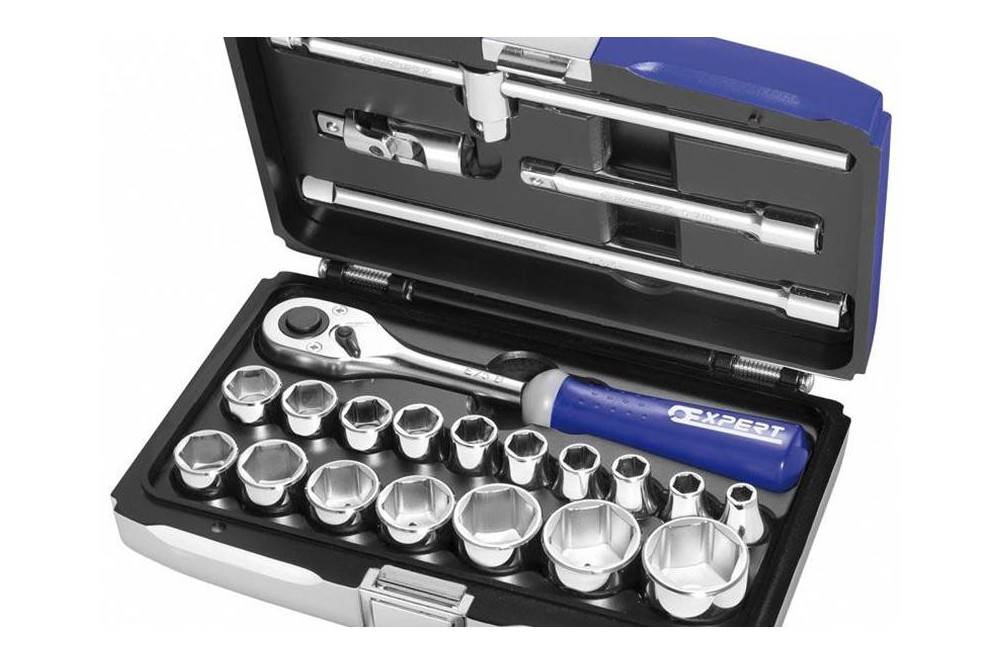 Coffret Douilles et Cliquet 1/2" Expert Stanley - Street Moto Piece