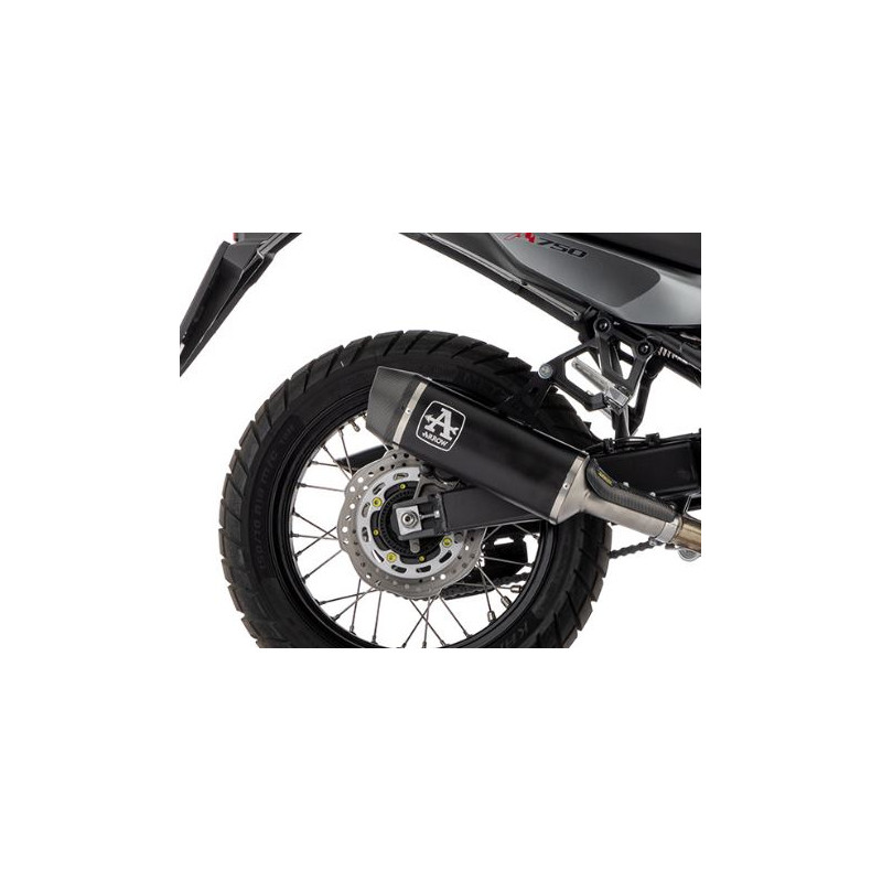 Ligne d'échappement Racing ARROW Indy-Race pour 750 Transalp (23-25)