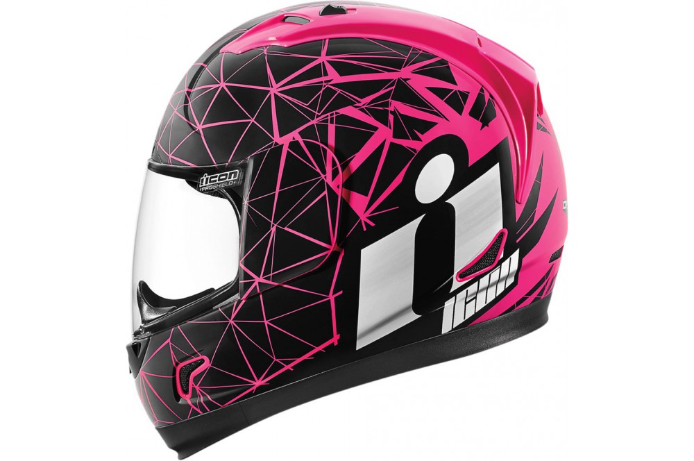Casque Moto ICON Alliance Crysmatic Rose - Street Moto Piece