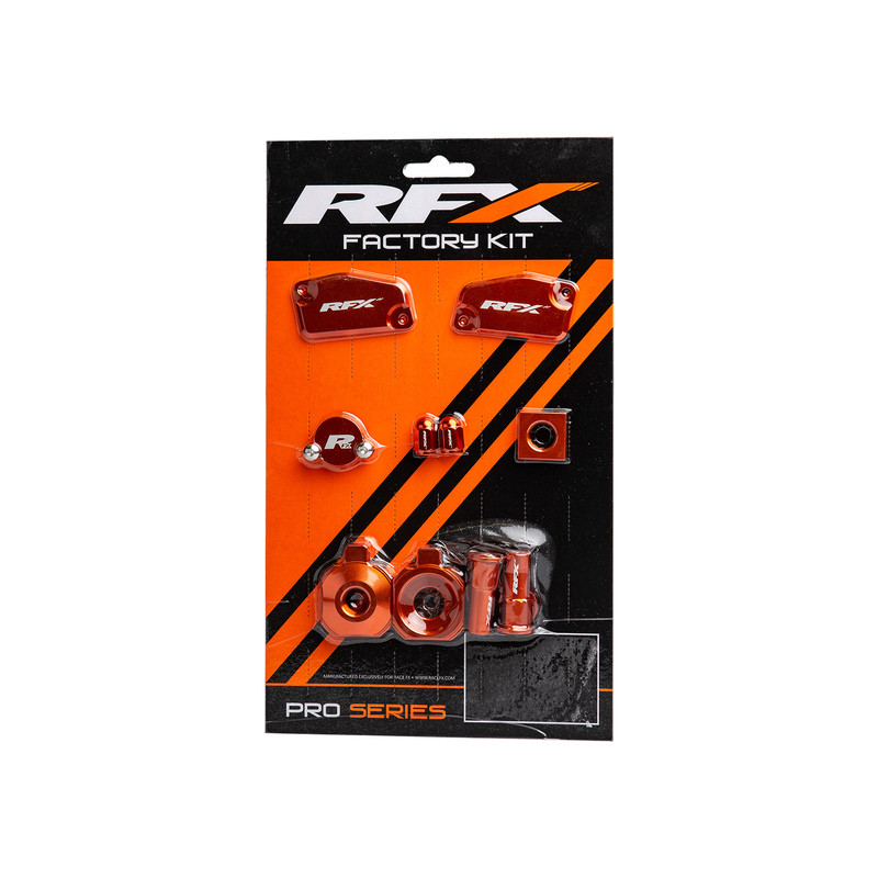 Kit Pièces Anodisées RFX Factory pour KTM 65 SX (16-25) - FXFK5200099OR