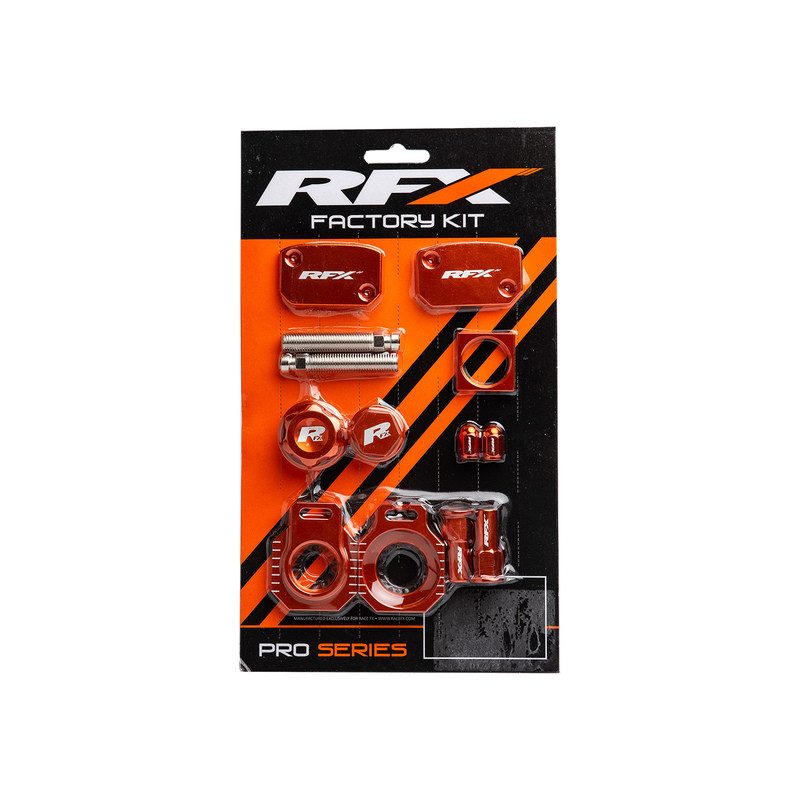 Kit Pièces Anodisées RFX Factory pour KTM 65 SX (16-25) - FXFK5200099RD