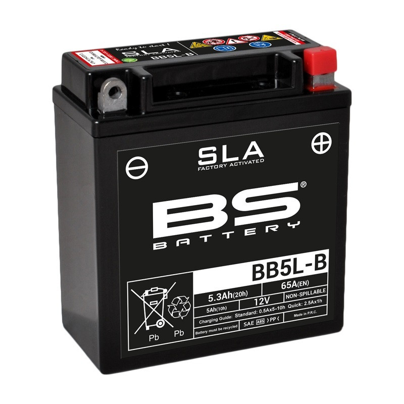 Batterie Moto BS Battery SLA pour Yamaha XTZ 125 E (04-06) et (13-17 ...