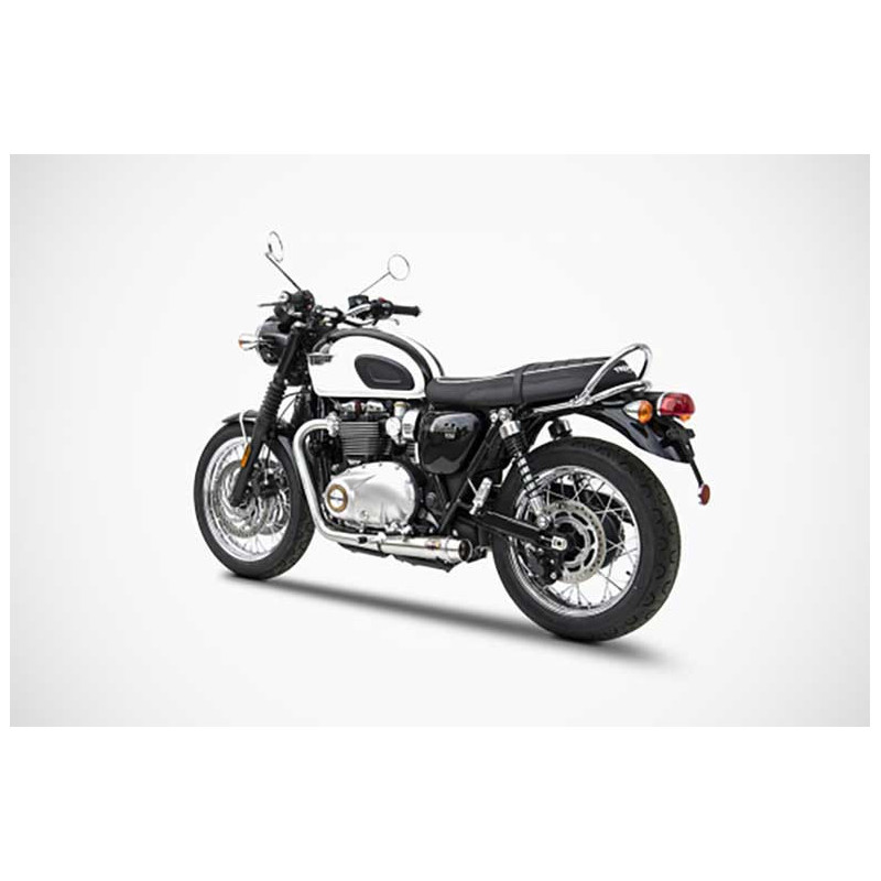 Ligne d'Échappement Courte Racing Inox Poli Embout Inox Zard pour ...