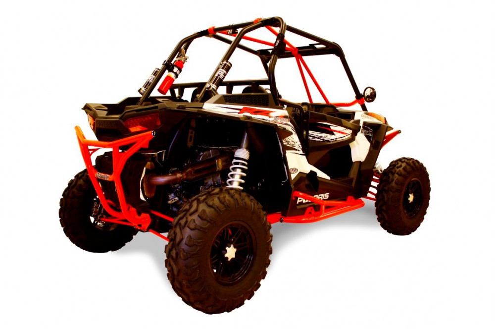 Bumper Arrière Rouge DRAGONFIRE pour SSV Polaris RZR 1000 XP (14-17 ...