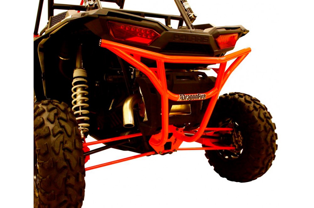 Bumper Arrière Rouge DRAGONFIRE pour SSV Polaris RZR 1000 XP (14-17 ...